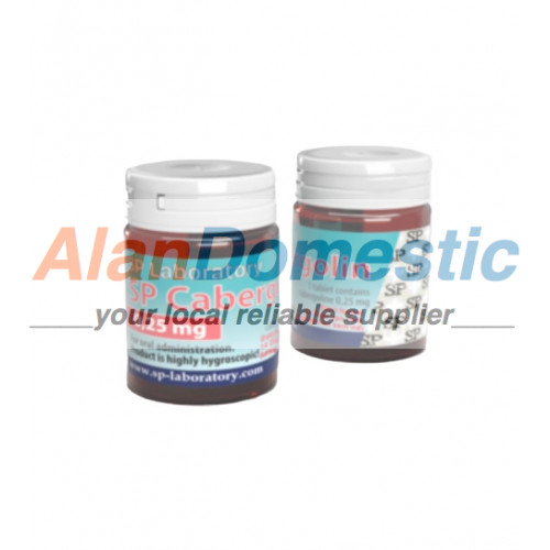 SP Laboratory Cabergoline, 1 bottle, 20 tabs, 0,25 mg/tab